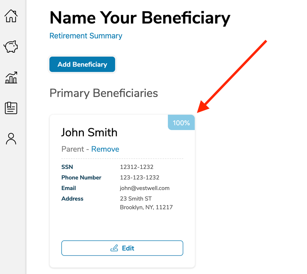 How Do I Select and Manage My Beneficiaries – Vestwell